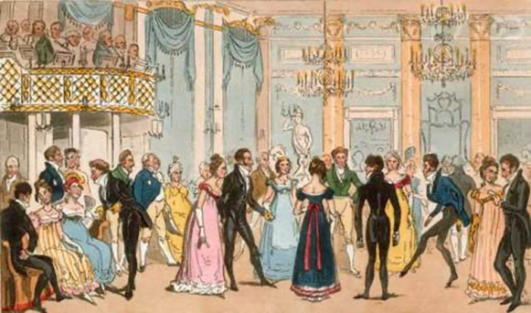 A Startling Scene at the Devonshire Ball – Home of the Bluestocking Belles
